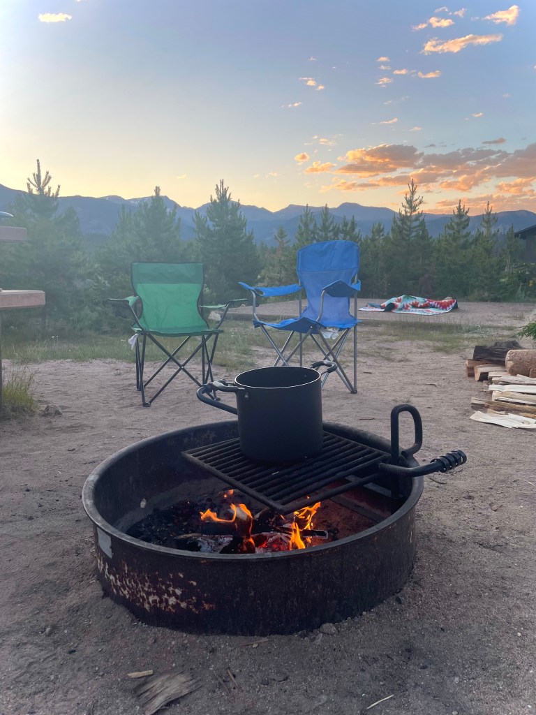 Camping At The Glacier Basin Campground In RMNP