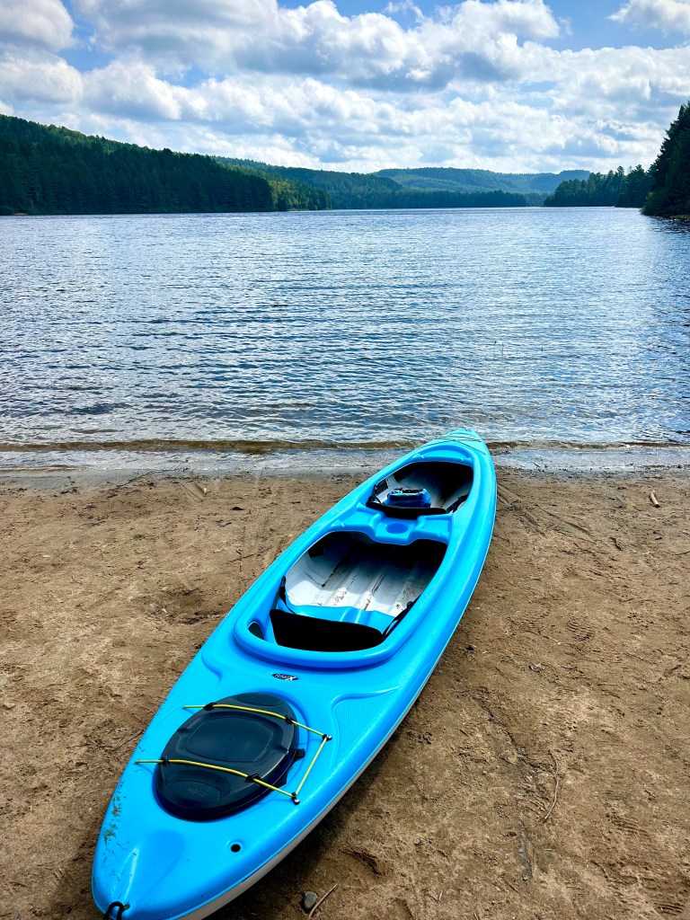 Kayaking To Waber Falls In La Mauricie National Park